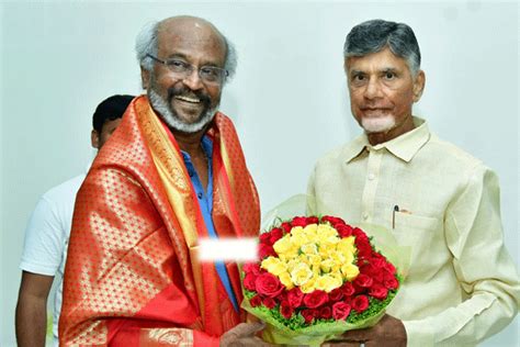 Ntrcentenary బాబు ఇంట్లో రజనీకాంత్ కు తేనీటి విందు Idhatri