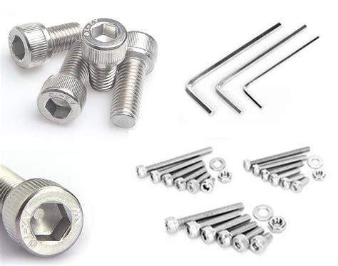 M2 M3 M4 Hex Socket Screw With Nut Assortment Set Nz Hub