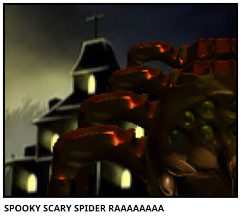 Spooky Scary Spider Raaaaaaaa Comic Studio