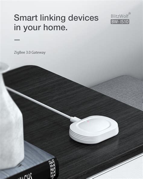 Blitzwolf Tuya Zigbee 30 Hub Gataway Smart Home Bridge App Remote Control Work With Zigbee 30