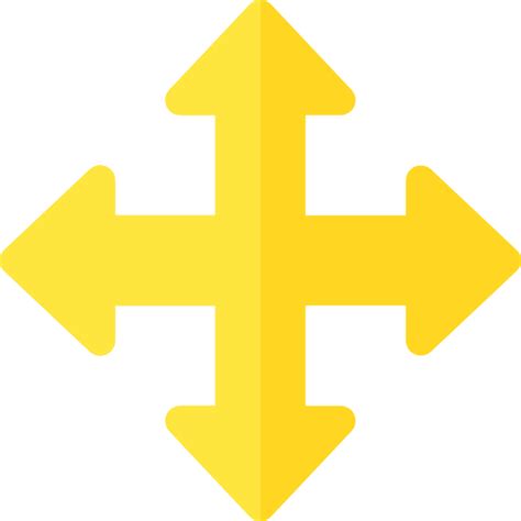 Move Basic Rounded Flat Icon