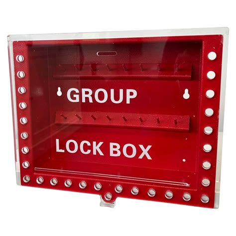 Large Steel Group Lock Box To Suit 29 Locks Next Day Safety