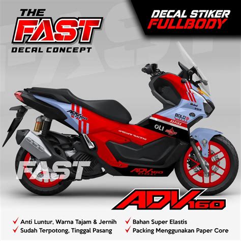 Jual Terbaru Stiker Decal Stiker Adv 160 Fullbody Stiker Adv 160