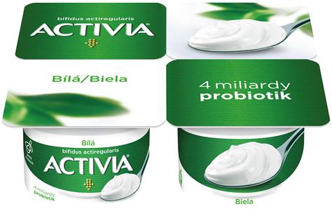 Activia Probiotický Jogurt Bílý 4×120 G