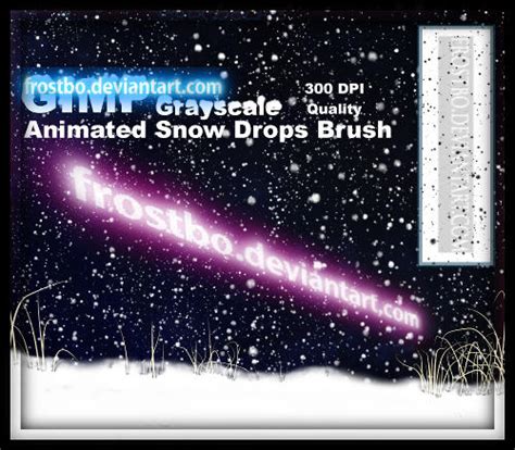 Animated Snow Brush For GIMP By FrostBo On DeviantArt