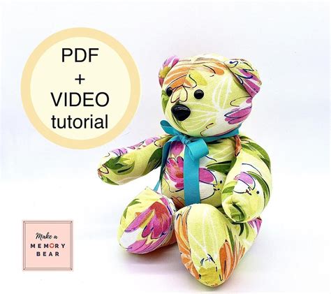 Easy Memory Bear Sewing Pattern Sew And Sell