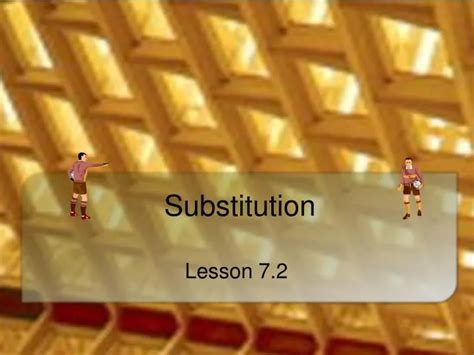 PPT Substitution PowerPoint Presentation Free Download ID 5167670