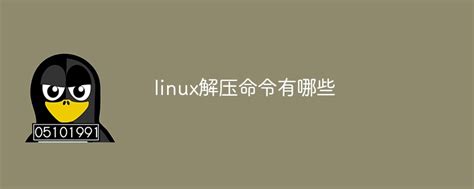 Linux解压命令有哪些 Linux运维 Php中文网