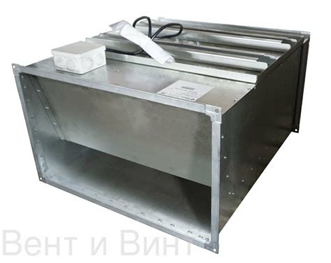 Прямоугольный канальный вентилятор ВКП-Б 400х200 2E, 2650 об./мин, 0 ...