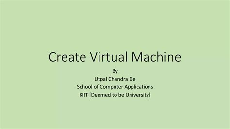 VM Creation Pdf