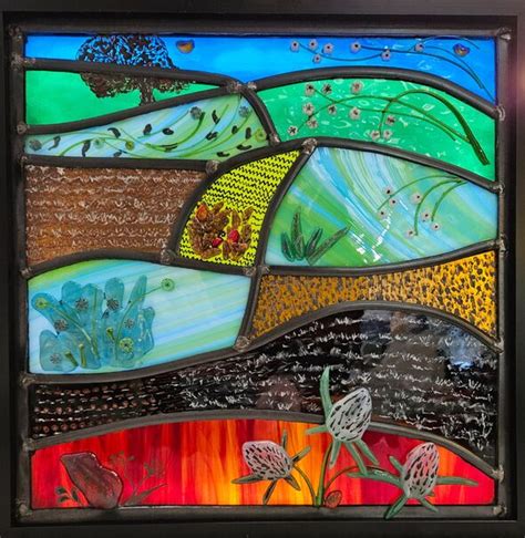 The Purple Stained Glass Studio Linda Anderson