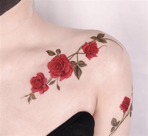 Red Roses Tattoo Ideas