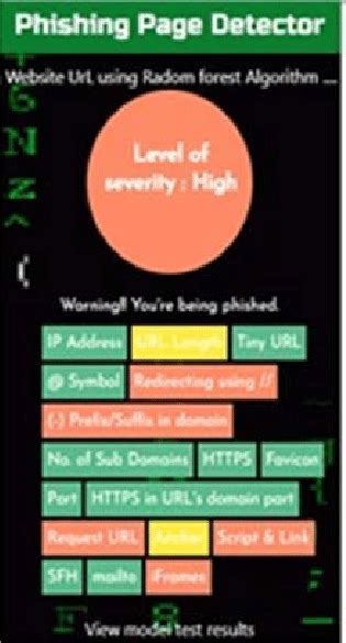 Depicts The Service Interface For The Developed Phishing Website