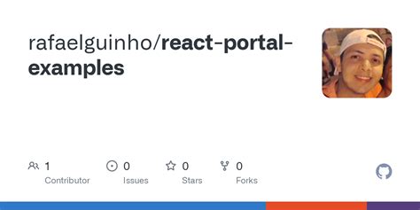 Github Rafaelguinho React Portal Examples