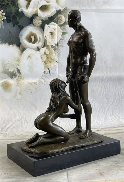 Mavchi Sensual Act Bronze Sculpture Auction