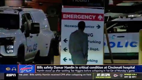 Stefon Diggs Arrives At Hospital To Be By Damar Hamlins Side Gets