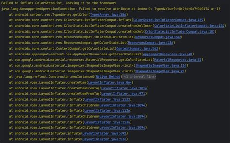 Using Shapeableimageview In Android Works Fine，but It Always Reports Errors Stack Overflow
