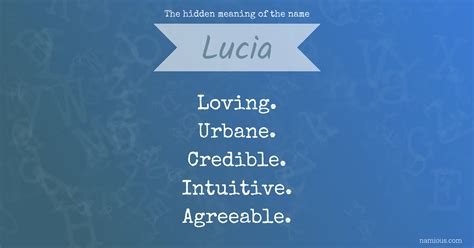 Lucia Name