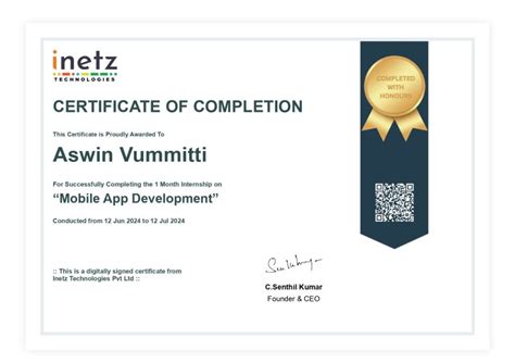 Aswin Vummitti On Linkedin Internshipsuccess Reactnative Mobiledevelopment Learningjourney