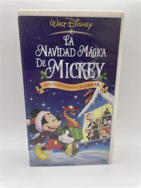 Disney La Navidad M Gica De Mickey Spanish Magical Christmas Clamshell Vhs Picclick Uk