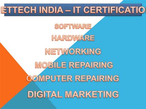 It Certification Software Hardware And Networking Courses
