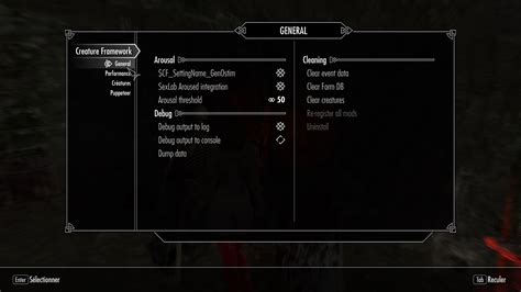 Creature Framework Technical Support Skyrim Special Edition LoversLab
