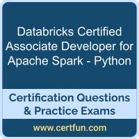 Databricks Certified Associate Developer For Apache Spark Python Certfun