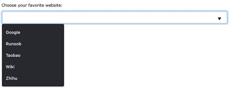 Bootstrap5 Drop Down Menu