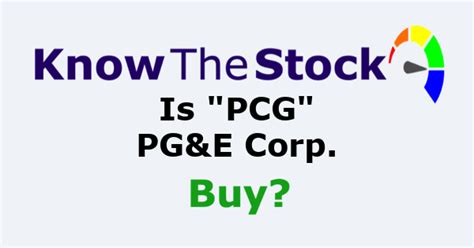 Pcg Pgande Corp Knowthestock