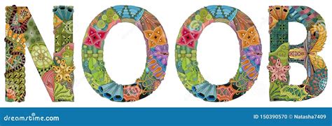 Noob Text With Controller Silhouette On Green Background Vector Illustration CartoonDealer