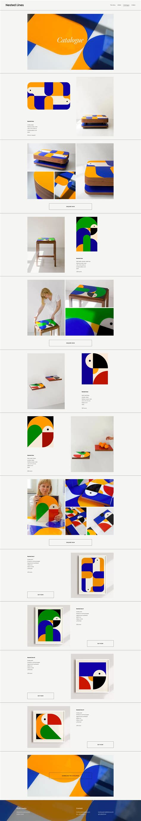 Nested Lines Website Design Lapa Ninja