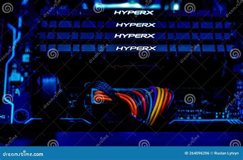 DDR4 RAM 16Gb 2x8Gb 3200Mhz Kingston Predator Black Editorial Photo Image Of Electric Chip
