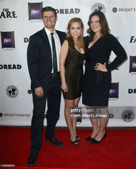 Steve Kuzj Brinna Kelly And Christine Odonnell Arrive For The News