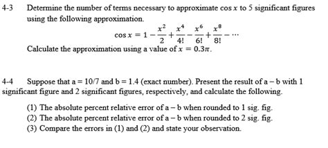 solved determine the number of terms necessary to