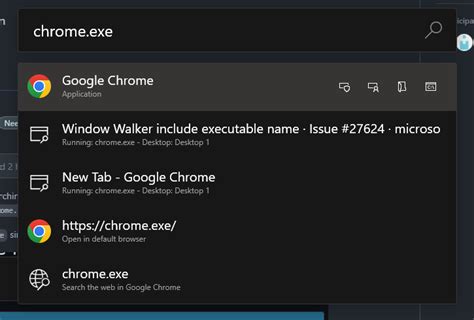 Window Walker Include Executable Name · Issue 27624 · Microsoft