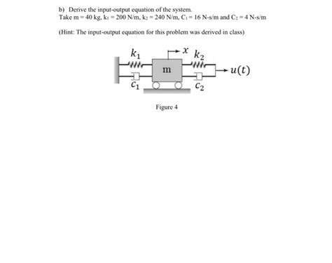 Solved Write Differential Equations Describing The Chegg