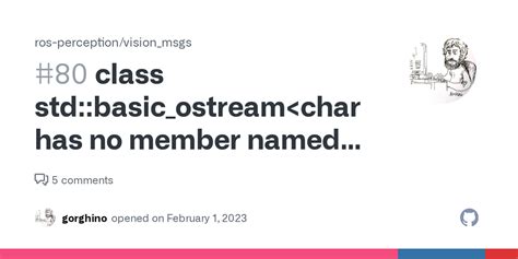 class std basic ostream has no member named ‘str · issue 80 · ros
