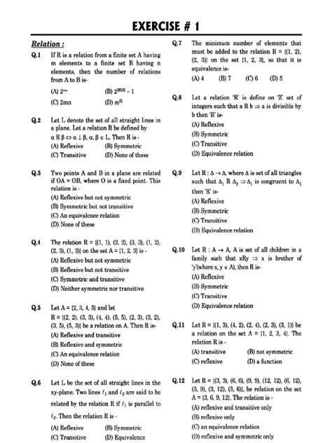 relations and functions assignment 1672218500907 pdf function mathematics mathematical