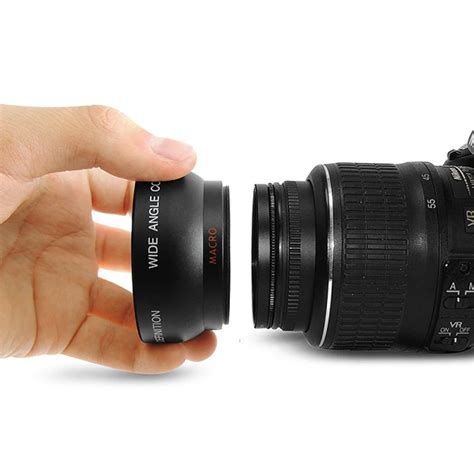 Профессиональный 52 мм 0,45 x широкоугольный макрообъектив для Nikon ...