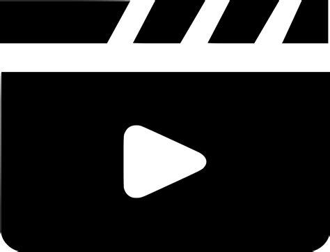 Svg 멀티미디어 환대 비디오 영화 무료 Svg 이미지 및 아이콘 Svg Silh