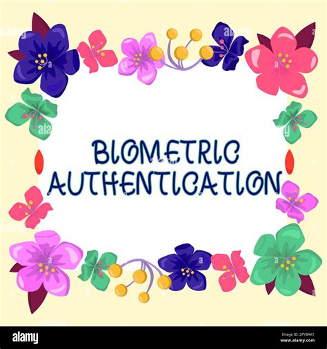 hand writing sign biometric authentication business idea identity