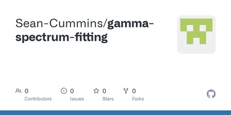 Github Sean Cumminsgamma Spectrum Fitting
