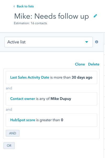 How To Segment Your Database Using Active Lists In Hubspot