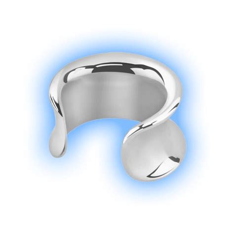 Stainless Steel Half Flesh Tunnel