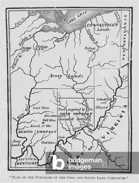 Image Of Plan Of The Purchase Of The Ohio And Scioto Land By American