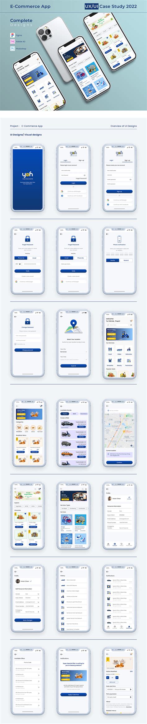 ECommerce Mobile App UI Design UX UI Case Study On Behance