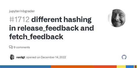 different hashing in release feedback and fetch feedback · issue 1712