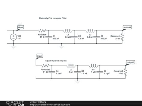 Filters Circuitlab