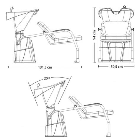 Lavatório Salão De Beleza Barbeiro Para Cabelo Cuba E Encosto