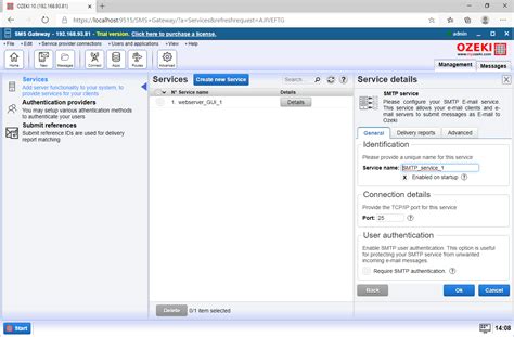 How To Setup Smtp Server In Ozeki Sms Gateway